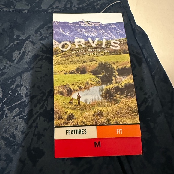 Orvis | Shorts | Orvis Travel Skort Women Navy Blue Embossed Skirt ...